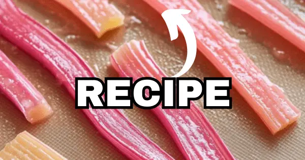 Candied Rhubarb: A Sweet and Tangy Homemade Delight - cookfastly